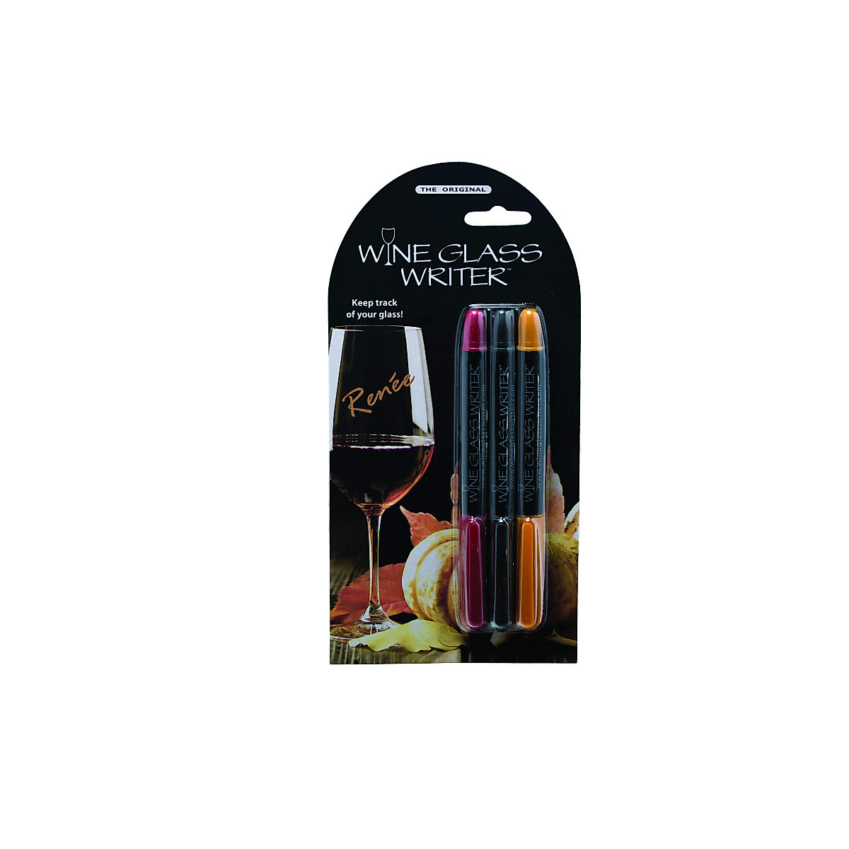 Wine Glass Writer Pens Harvest Set of 3#34223