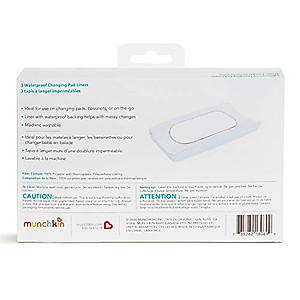 Munchkin® Waterproof Changing Pad Liners, 3 Count