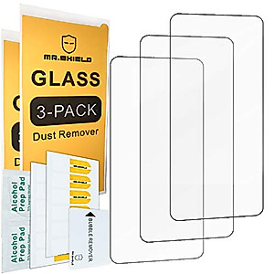Mr.Shield [3-Pack] Designed For Huawei P40 Lite [Shorter Fit for Case Version] [Tempered Glass] [Japan Glass with 9H Hardness] Screen Protector with Lifetime Replacement