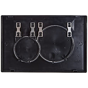 Geberit G115770DW5 Sigma 01 Dual Flush 1.6 / .8 GPF Actuator Plate Jet Black