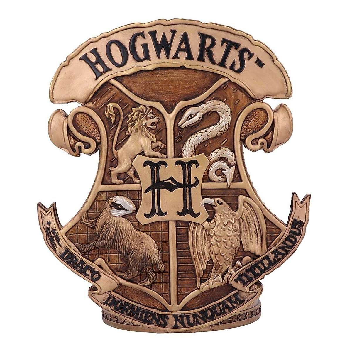 Nemesis Now Officially Licensed Harry Potter Gryffindor Bookend 20cm, Resin, Gold