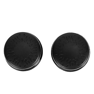 2Pcs Joystick Grip for PS5 Controller,Thumbstick Soft Silicone Cover Grip Stick Joystick Controller Gamepad Key,Thumb Grip Cover,Replacement Thumb Grips(Black)