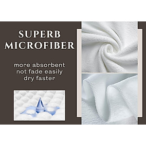 InnoBeta Funny Kitchen Dish Towels Set of 4, Decorative Microfiber Tea Towels 16 x 23.6 in Kitchen Essentials, Fun Hand Towels with Funny Sayings, Housewarming Kitchen Gifts for Women - Quotes