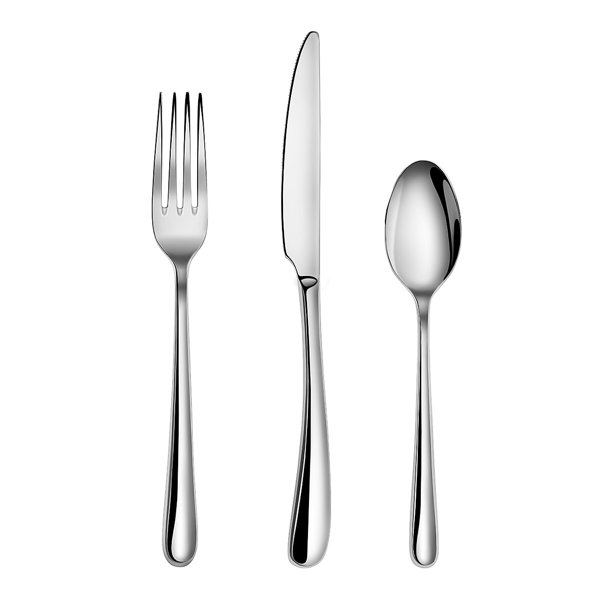 Artaste 56518 Rain II Forged 18/10 Stainless Steel Flatware 36-Piece Set, Service for 12