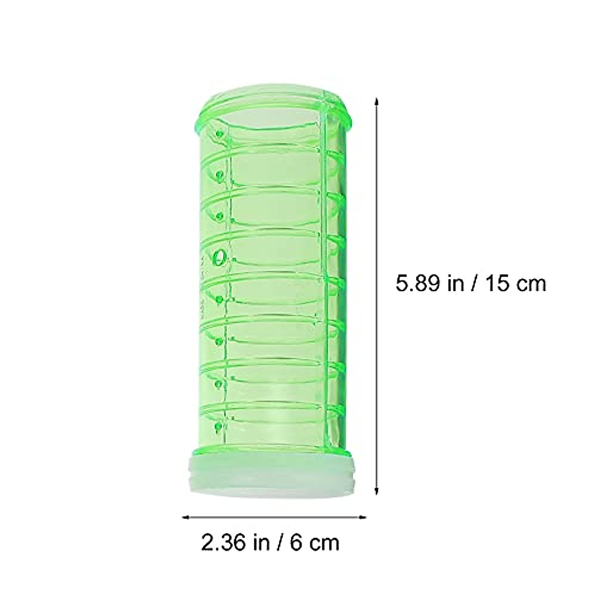 VILLCASE Hamster Cage Tubes Hamster Tubes Set, Hamster Cage Tube, Hamster Tubes Connection Pipe, Adventure External Pipe DIY Connection Tunnel for Small Animals Hamster 1 Set (Green) Hamster Tubes