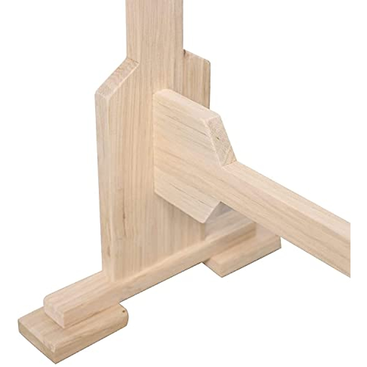 DNYSYSJ Embroidery Frame Stand,Wooden Cross Stitch Frame Rack Adjustable Home Desktop Embroidery Floor Stand Large Size Needlework Kits