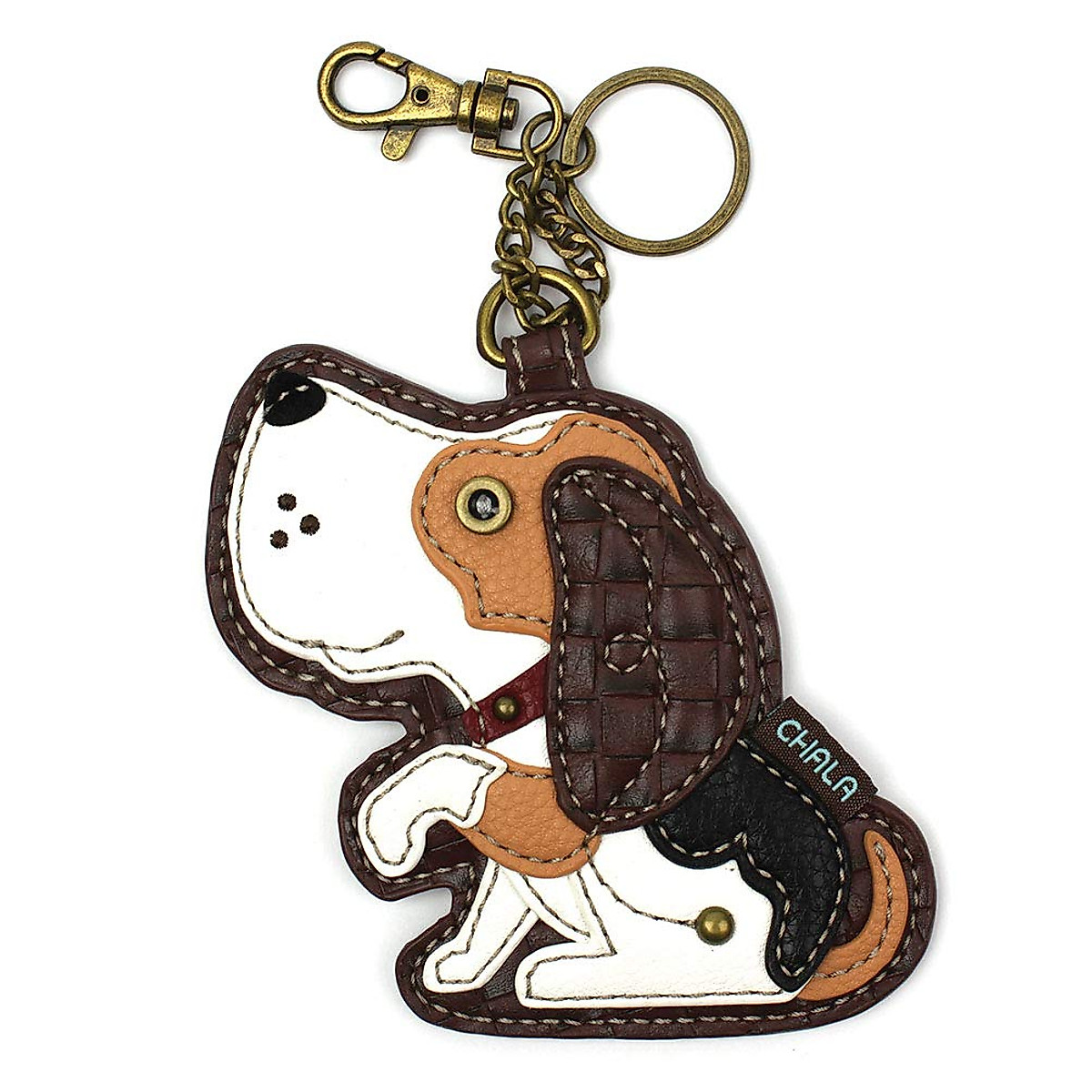CHALA Patch Crossbody Bag Weiner Dog Dachshund Multi-color (Brown_Beagle II)
