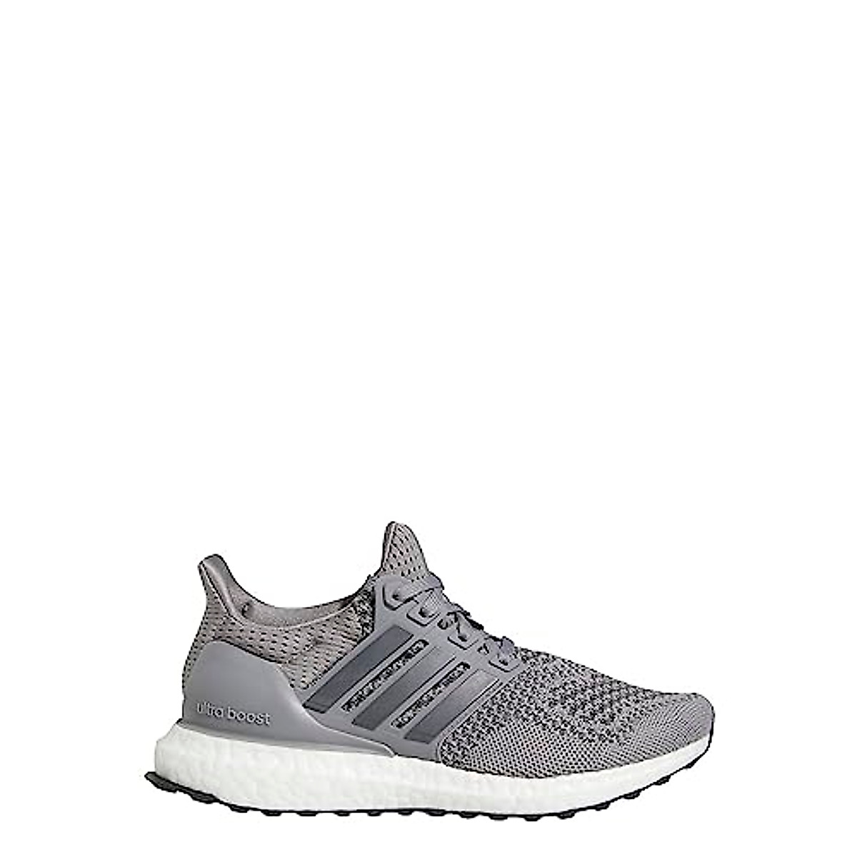 adidas Ultraboost 1.0 Running Shoe, Grey/Grey/Black, 4 US Unisex Big Kid