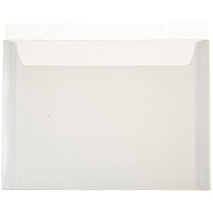 Totally-Tiffany SP5PK Stamp Storage Pockets (5 Pack), 7.5" by 6", Clear