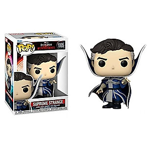 POP Marvel: Doctor Strange Multiverse of Madness - Supreme Strange Funko Pop! Vinyl Figure (Bundled with Compatible Pop Box Protector Case), Multicolor, 3.75 inches