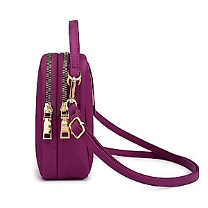 Activane Small Bag for Women Shoulder Bag with Detachable Strap for Passport Cell Phone