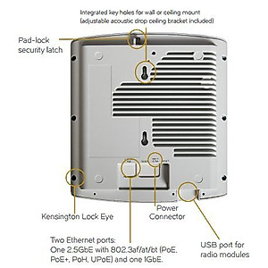 Ruckus 901-R720-US00 R720 802.11ac Wireless Indoor Access Point w/ Mounting Kit (Renewed)