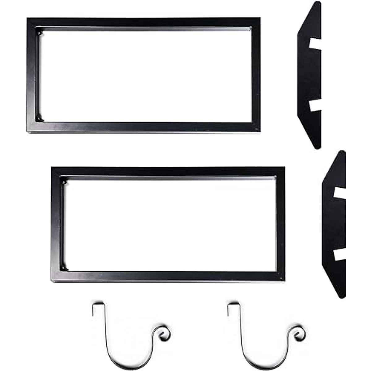 YANGSHUO Firewood Rack Indoor - 23-Inch Fireplace Firewood Holder with Kindling Holder，Heavy Duty Indoor Wood Log Rack