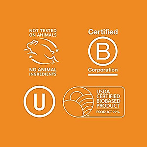 Seventh Generation Hand Soap Refills Mandarin Orange & Grapefruit, Transparent, Mandarin Orange & Grapefruit REFILL, 24 Fl Oz, Pack of 3