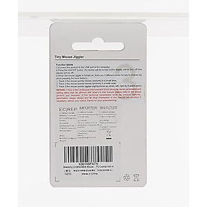 Meatanty Metal Tiny Mouse Jiggler, USB Mouse Mover Undetectable, Automatic Shaker with Separate Mode and ON/Off Buttons, Mouse Moving Device LED Screen, Wiggler Giggler Keep Computer/PC/Laptop Awake