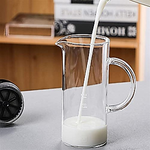 BIENKA Coffee Pot Replacement Milk Bubbling Machine Manual Milk Frother Pot Coffee Milk Bubbling Cup Portable Household Milk Bubbler Cream