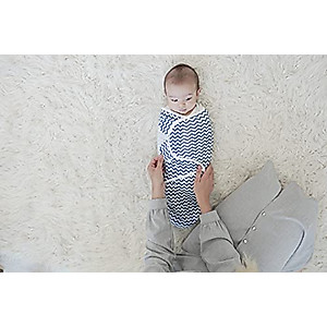 BaeBae Goods Swaddle Blanket, Adjustable Infant Baby Swaddling Wrap Set of 4, Baby Swaddling Wrap Blankets for Boys and Girls Made in Soft Cotton (0-3 Months)