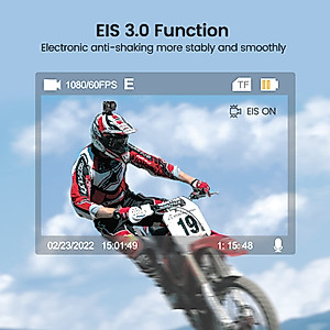 AKAIRIO Action Sports Camera with Accessories Mount Kit 3 1350mAh Batteries,HD WiFi Remote Underwater Camera with Waterproof Case,Outdoor Video Action Camera 4k with Wide Angle Lens