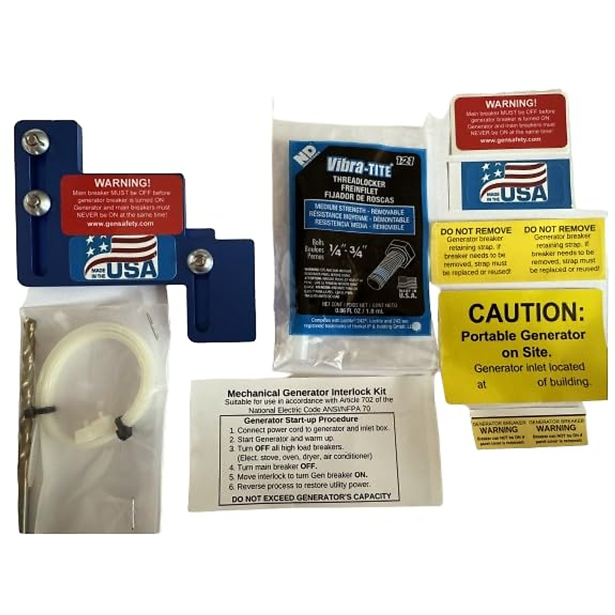 GenSafety BR-200 Generator Interlock Kit for Cutler Hammer BR and CH Series 150AMP and 200 AMP Panels - Made in USA !