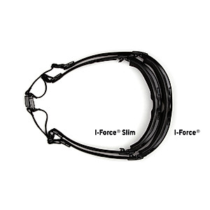 Pyramex SB7030SDT I-Force Safety Glasses Black Frame w/Amber A/Fog Lens (3 Pair)