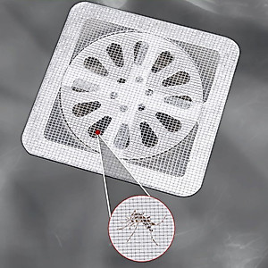 50 PCS Floor Drain Sticker, Disposable Hair Drain Catcher Sticker, Hair Catcher Mesh Stickers, Sink Drain Strainer Screen Catcher, Shower Drain Hair Catcher Sticker, Use for Bathroom, Bathtub, Laundry