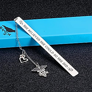 Bookmark Gift for Nurse Women Book Lovers Nurse Week Appreciation Gift for Nurses Practitioner Graduation Gift for Nursing School Students Nurse Day Birthday Christmas Gifts Bulk for Male Female RN