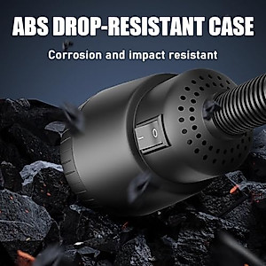 SHHUAOIL Led Machine Light Magnetic Light Chassis Optional LED Light 360° Arbitrary Bending Lamp Head with On/Off Switch Double Plated Hose for Rig Lighting Workshop Lighting(3W-24v,Switch Magneti