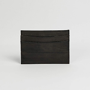 OROM EEL SKIN LEATHER CREDIT CARD WALLET (bronze, 4.0" x 2.8")