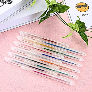 50 Pieces Empty Pen Shell Ballpoint Pen Cover Gel Pen Shell for Office School Stationery Supplies, Fit for 13 cm Refills, Transparent Color (Transparent Color)