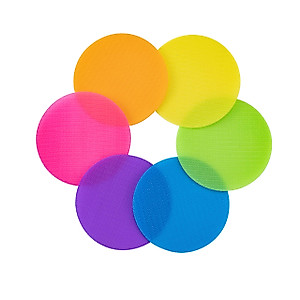 Nylon Floor Spots Circles Carpet Spots Maker Dots for Teachers and Children Preschool Classrooms