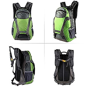 LED Reflective USB Rechargeable Backpack with Signal Light, Outdoor Sport Safety Bag with 4 Mode Direction Indicator and Remote Control for Cycling, Running, Walking, Jogging, 18L