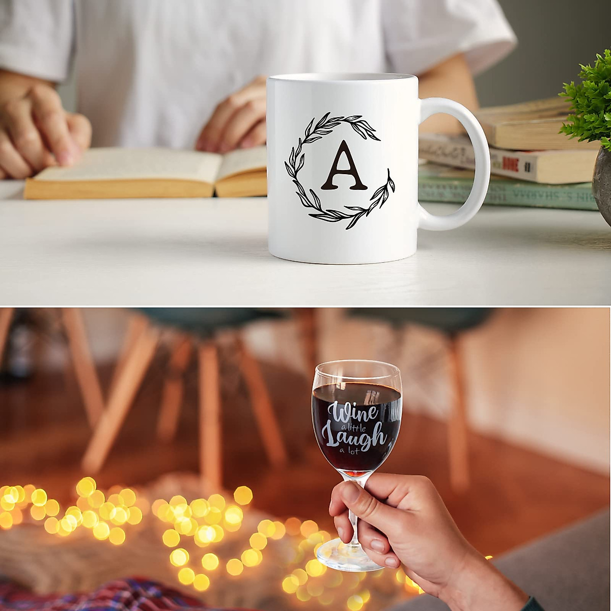 THYGIFTREE Happy Retirement Gifts Set, Retirement Gifts for Women Men Relaxing Gifts for Retired Friends, Coworkers, Boss, Employees, Wall-Mounted Mug Holder with Mug and Wine Glass (Mug-S)