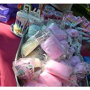 Lupy Lups! Cotton Candy Party Pack 0.5 oz each - Individually Wrapped- Pastel Candy for Stocking, Treats, Party Favors, Buffet table and Piñata (Assorted)