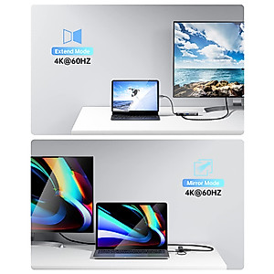 Teleadapt USB Type-C 5-in-1 Hub Adapter. 4K HDMI, 1Gbps Ethernet, 3 x USB 3.0 5Gbps Data Ports. Ideal for MacBook Air/Pro, iPad Pro, Dell XPS