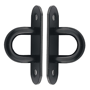 WELWIK 2PCS Stainless Steel U-Hooks Roof Ceiling Fan Hooks Thickened Sandbag Bag Hooks Fixed Hooks Load-Bearing Top Hooks Hook and Eye Pads for Ceiling Mounting Door Fixing Small