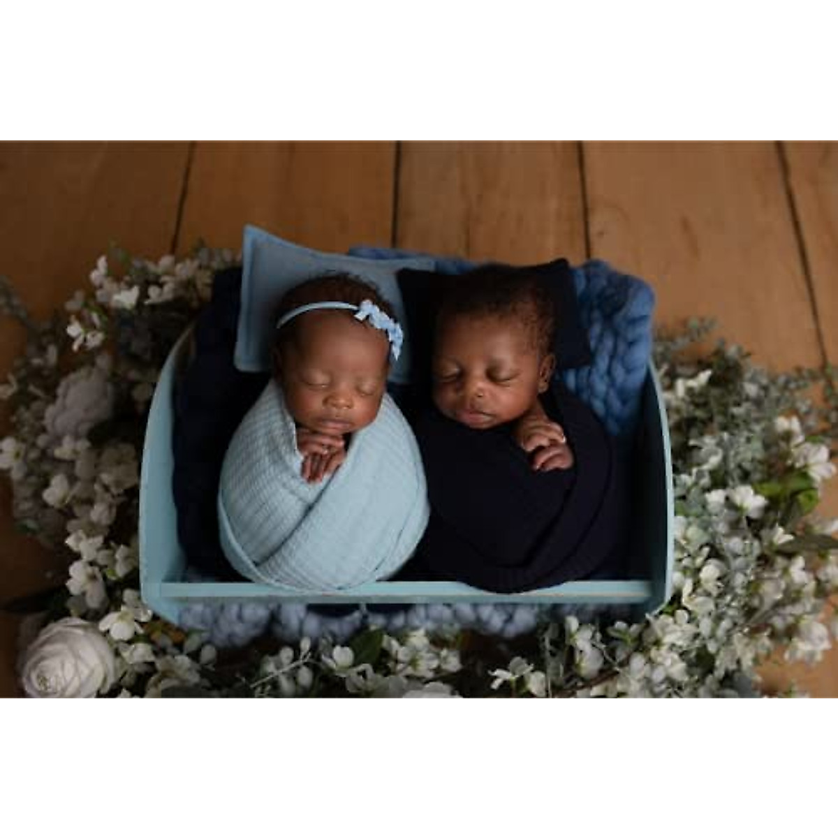 Twinkle Nest Baby Wrap. Set of 3 Newborn Photography Wraps. Baby Swaddle or Blanket for Newborn Photography Props. Waffle Knit Baby Wraps. Baby Photoshoot Props for Boy or Girl. Baby Registry Gift.