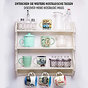 Nostalgic-Art Retro Coffee Mug, BMW – Drivers Only – Gift idea for car accessories fans, Large Ceramic Cup, Vintage Design, 11.2 oz