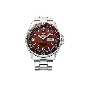 ORIENT "Mako-3" Japanese Automatic/Hand-Winding 200m Diver Style Watch, Matte Red, RA-AA0820R19B