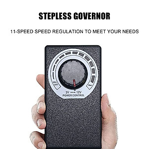 HYQFSAD 2 Inch Ventilation Fan for Small Space 12V 18W Inline Duct Fan Home Power Exhaust Air Extractor Hydroponic Blower for Kitchen Bathroom Bath Grow Tent Vent (Color : Adjustable Speed)