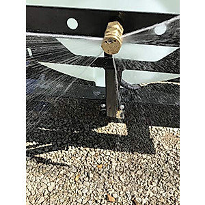 Valley Industries 6541-01-CSK Half or Full Boomless Broadcast Nozzle-52', 10 Orifice, Brass