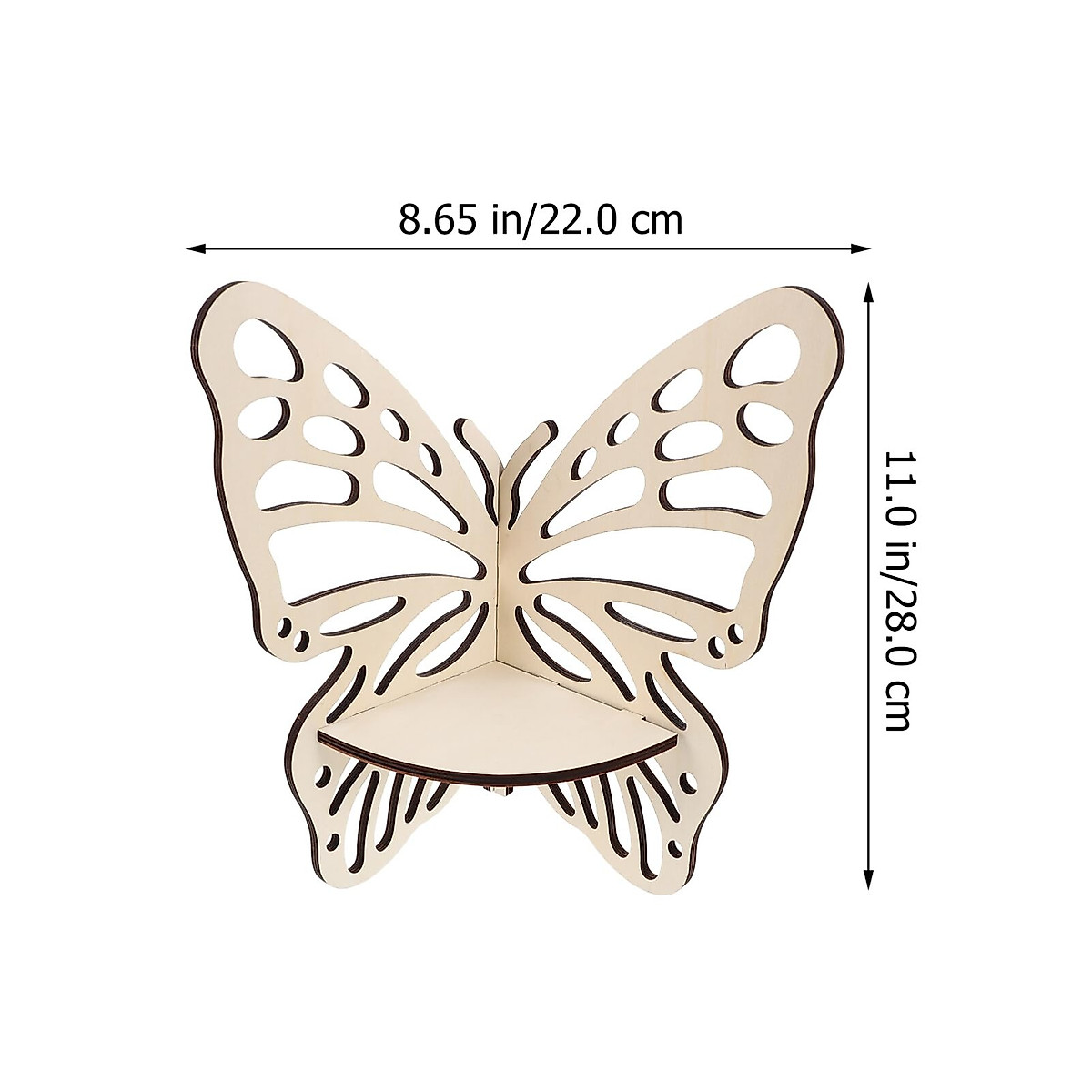 DEARMAMY Butterfly Corner Shelf Floating Shelf Display Shelf for Bedrooms Boho Cute Bathroom Kitchen Office Living Room Decor