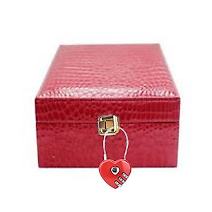 2Pcs Wire Rope Heart Shape Love Lock 3 Digital Combination Padlock Resettable Password for Travel Bags