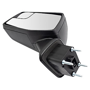 TRQ Left Mirror Manual Drivers Side Compatible with 2019-2023 Chevrolet Silverado 1500 2022 Silverado 1500 LTD GM1320582