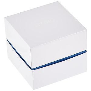 SEIKO SNKN37 Automatic Watch for Men - Recraft Series - Brown Leather Strap, Day/Date Calendar, 50m Water Resistant, Blue Dial, Luminous Hands & Markers, and 41 Hour Power Reserve