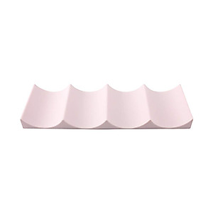 HEMOTON Wine Bottle Display Mat Plastic Bottle Stacking Mat Rack Organizer Stacks Cans Bottles Wine Holder for Countertops Pantry Fridge (Pink)