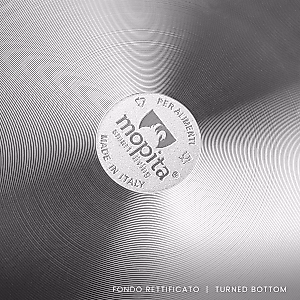MOPITA Roccia Viva Non-Stick Frying Pan Ø20 cm Frying pan for All hobs (No Induction) Multilayer Non-Stick, 5-Layer Coating Scratch Resistant, SoftTouch Handle, Made in Italy