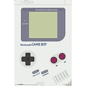 Pyramid America Laminated Nintendo Game Boy Video Game Poster Dry Erase Sign 12x18