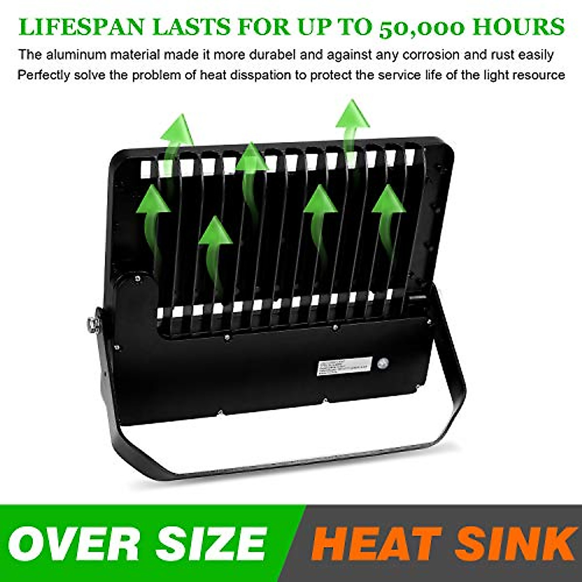 LEDMO Professional Grade LED Stadium Lights - High-Intensity Commercial Area Field Lighting for Outdoor Sports Venues, Energy-Efficient and Long-Lasting, 240W 31200LM Dusk to Dawn Photocell 5000K