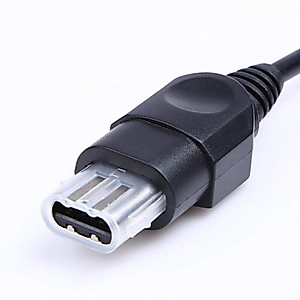 YB-OSANA 2 Packs! Replacement 6ft Extension Cable Extension Cords for Xbox Controller The Oldest Xbox(not for Xbox 360 or Xbox one),Set of 2, Black
