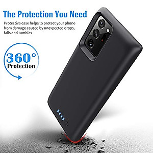 Battery Case for Samsung Galaxy Note 20 Ultra,[8500mAh] Protective Portable Charging Case Rechargeable Charger Case Extended Battery Pack for Samsung Galaxy Note 20 Ultra 5G (6.9 inch)